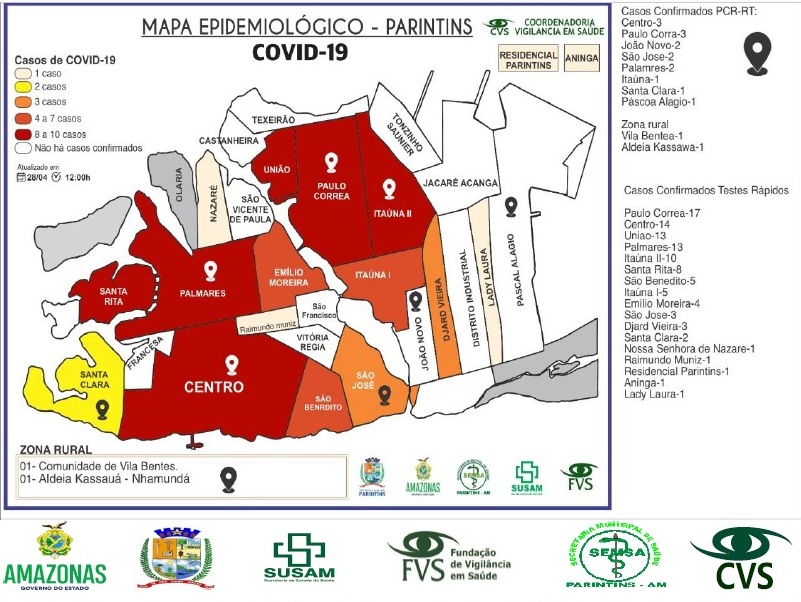 Reporter Parintins : Coronavírus avança pelos bairros mais populosos de ...